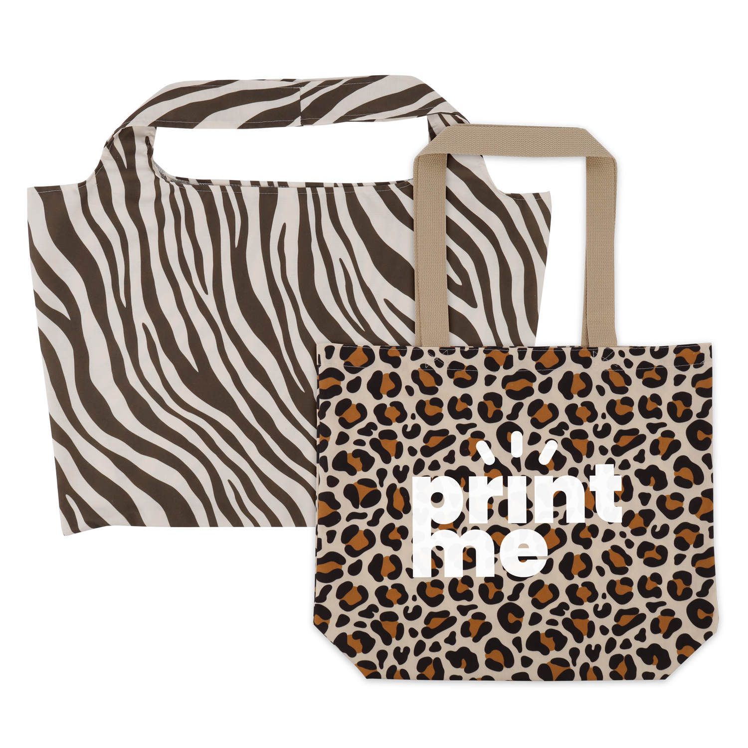 Cotton bags with animal prints unprinted and printed | FF-PACKAGING