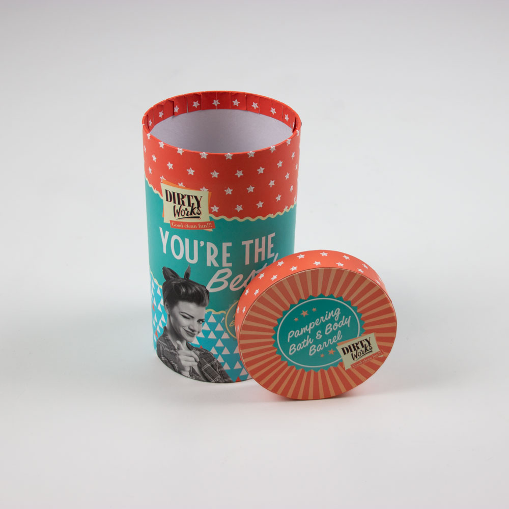 Round boxes with lid custom-made printed | FF-PACKAGING