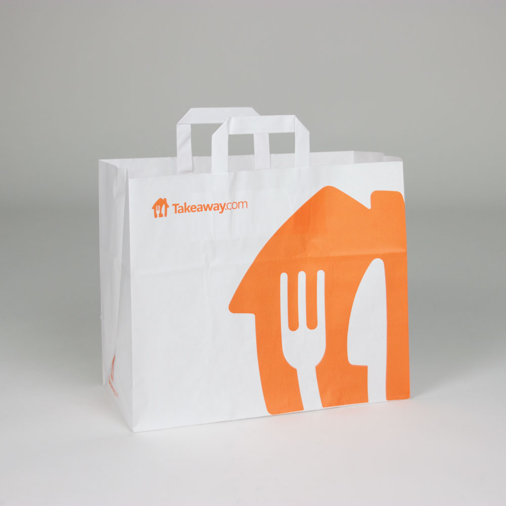 Paper take away bags custom-made printed | FF-PACKAGING